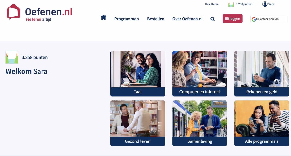 Inloggen op Oefenen.nl | Starten met Oefenen.nl