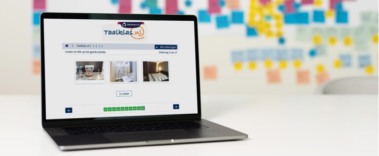 Taalklas.nl 1 en 2 opgefrist met nieuwe foto’s - Oefenen.nl