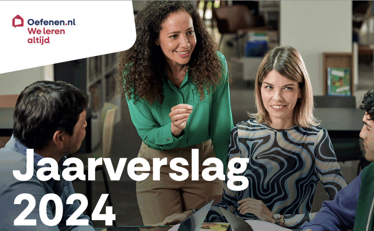Platform Oefenen.nl blijft groeien: jaarverslag 2024 toont blijvende impact - Oefenen.nl